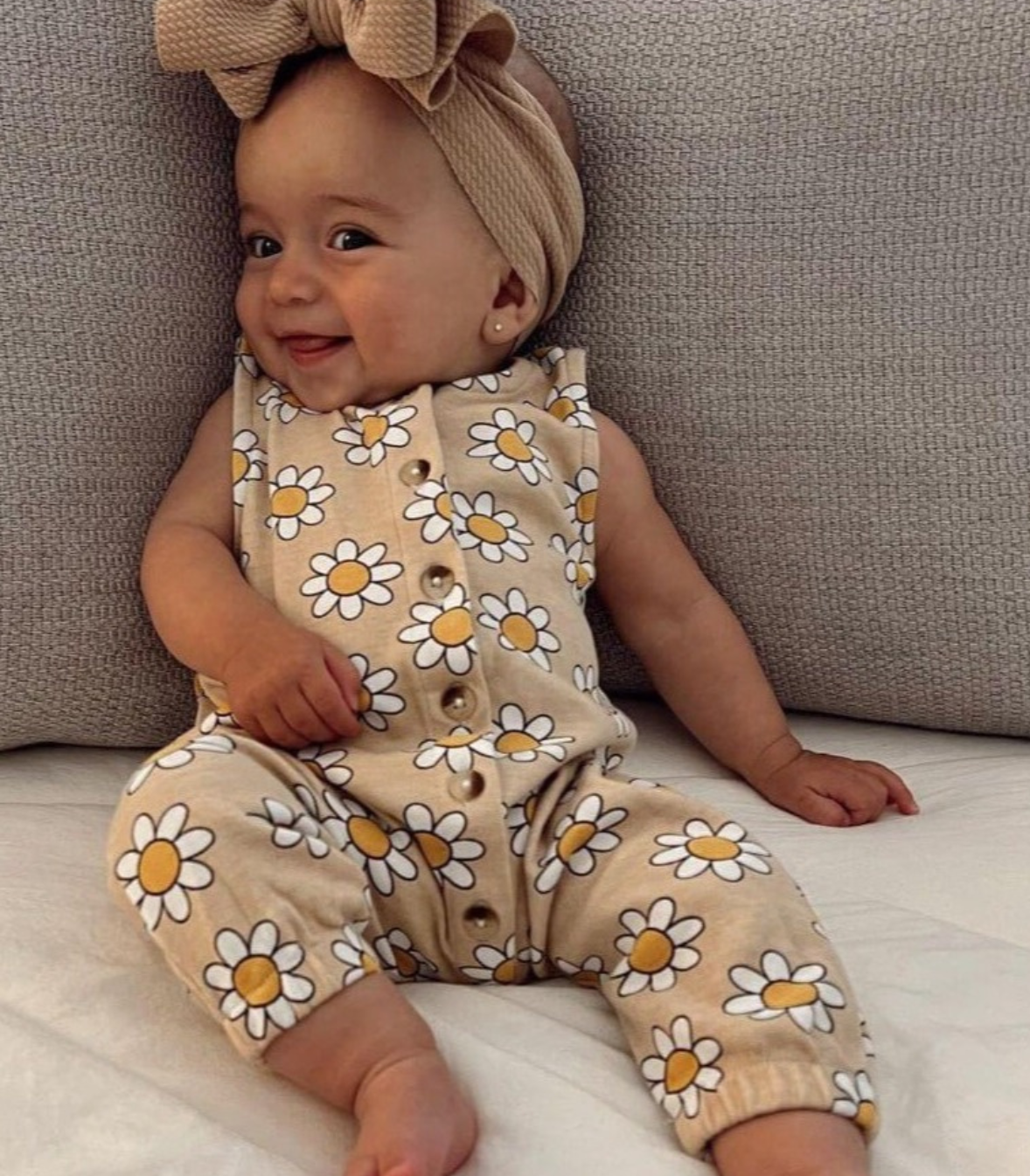 Daisy Pop Biscotti / Organic Bay Jumpsuit – SIIX COLLECTION