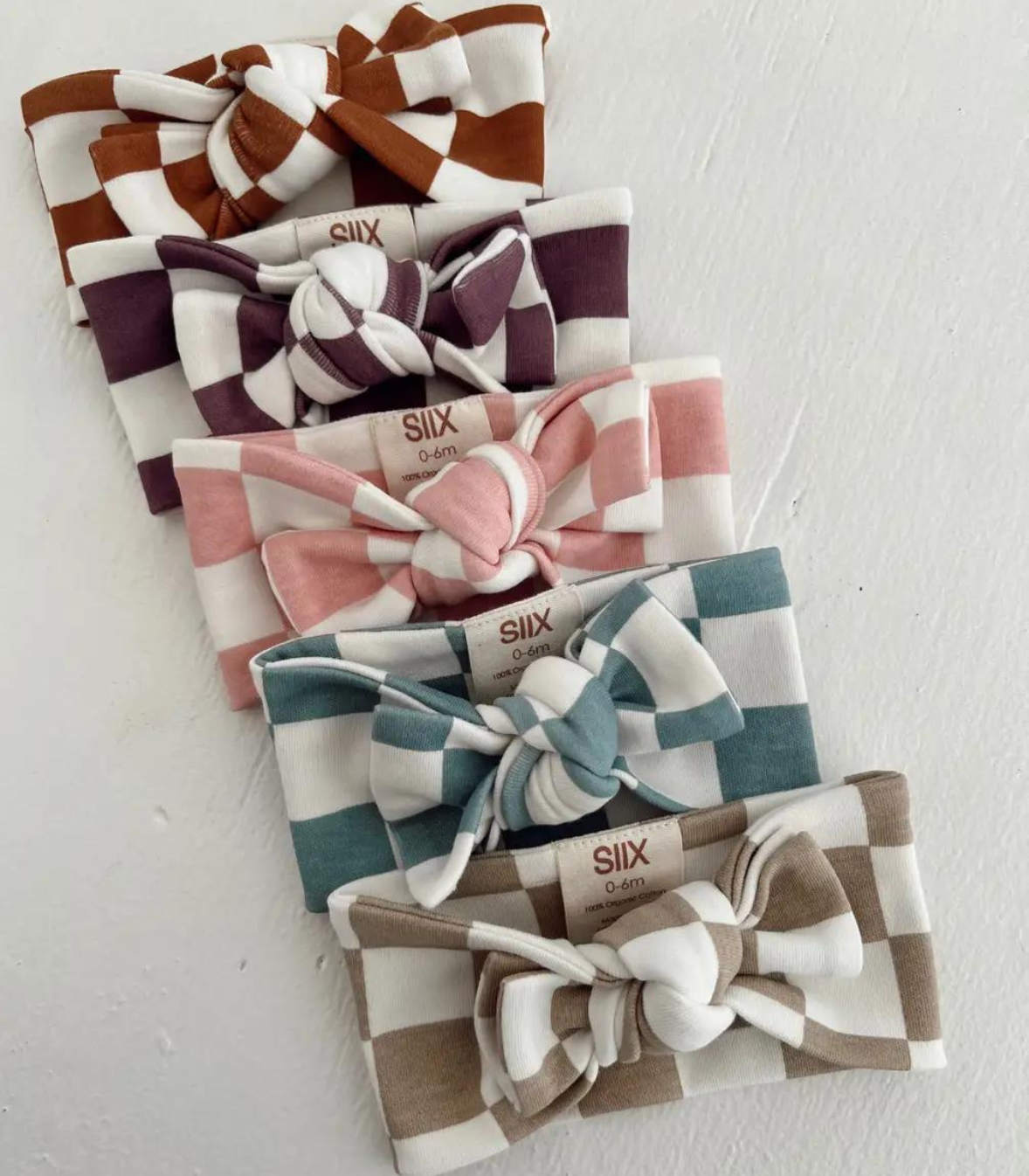 Strawberry Shortcake Checkerboard / Organic Bow – SIIX COLLECTION
