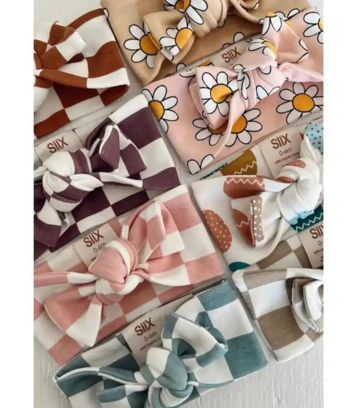 Strawberry Shortcake Checkerboard / Organic Bow – SIIX COLLECTION